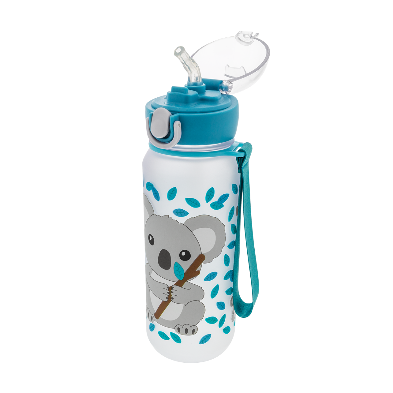 Flask with straw 50 cl - Happyglou straw - Koala - Pylones