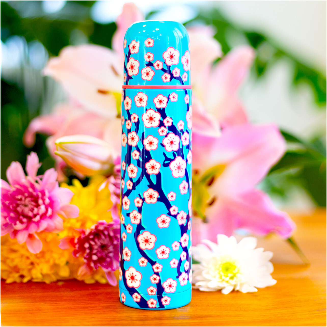 Thermal flask - Keep Bottle - Jardin Fleuri Gold - Pylones