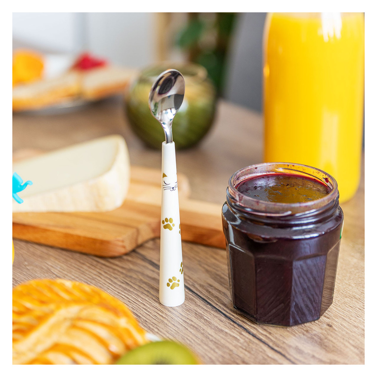 Dessert spoon - Sweet Spoon - White Cat - Pylones