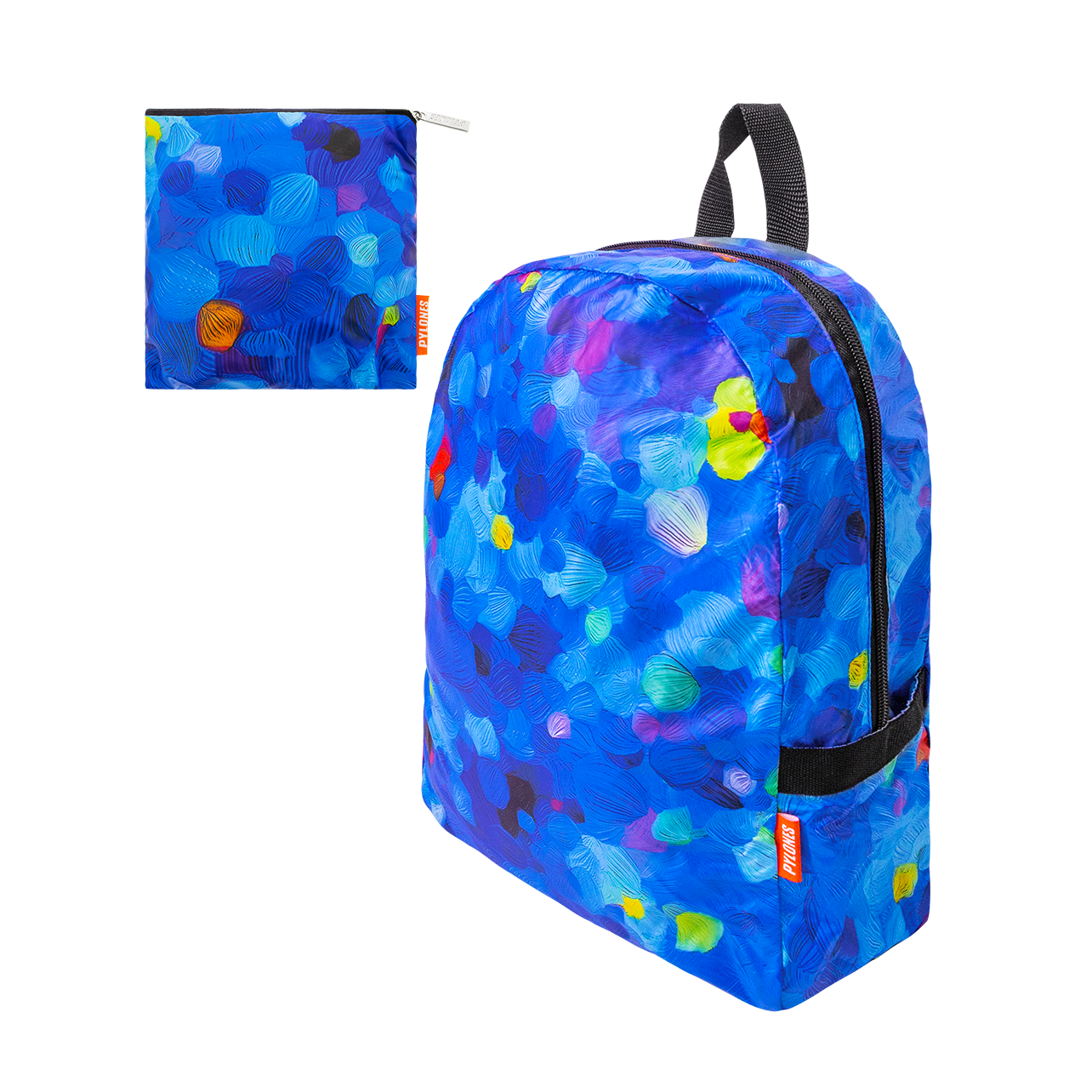 Foldable backpack - Pocket Bag - Blue Palette - Pylones