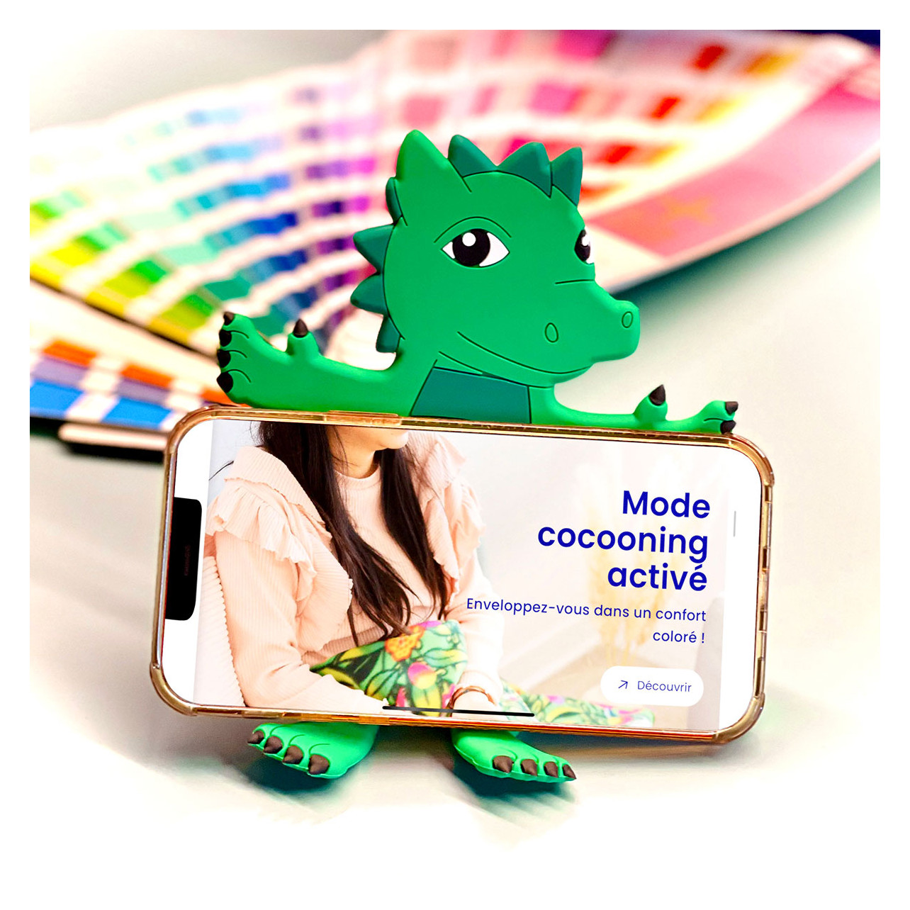 Porta Cellulare da Tavolo e Anelli per Telefono Simpatici - Pylones