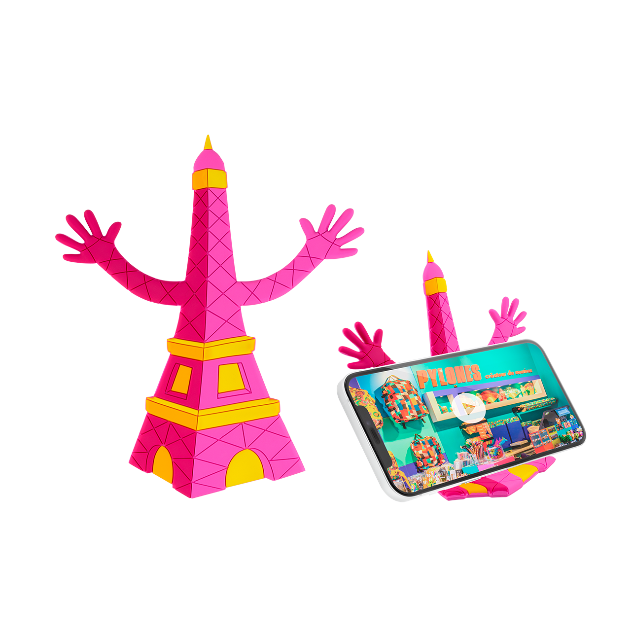 Telephone holder - Ani-stand - Pink Tower - Pylones
