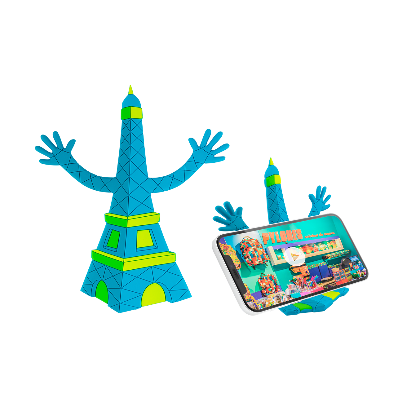 Telephone holder - Ani-stand - Blue Tower - Pylones