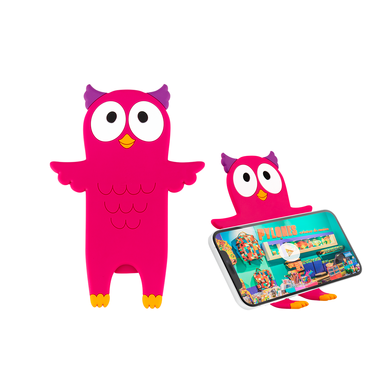 Porta Cellulare da Tavolo e Anelli per Telefono Simpatici - Pylones