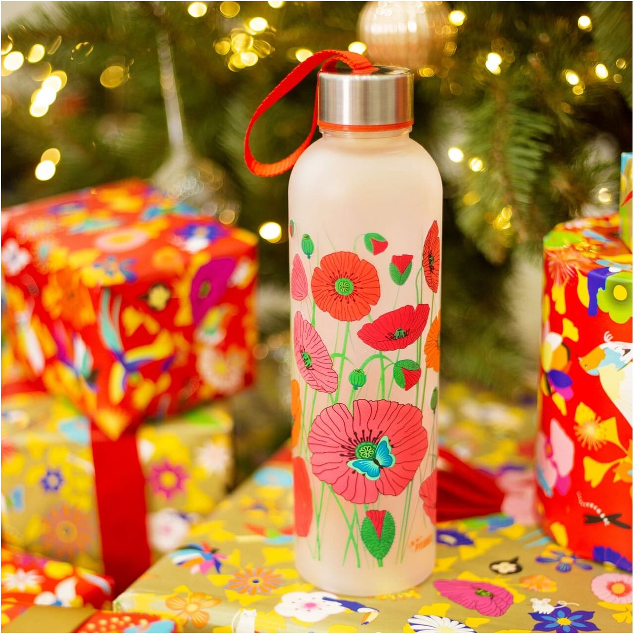 Flask - Happyglou Large - Coquelicots - Pylones