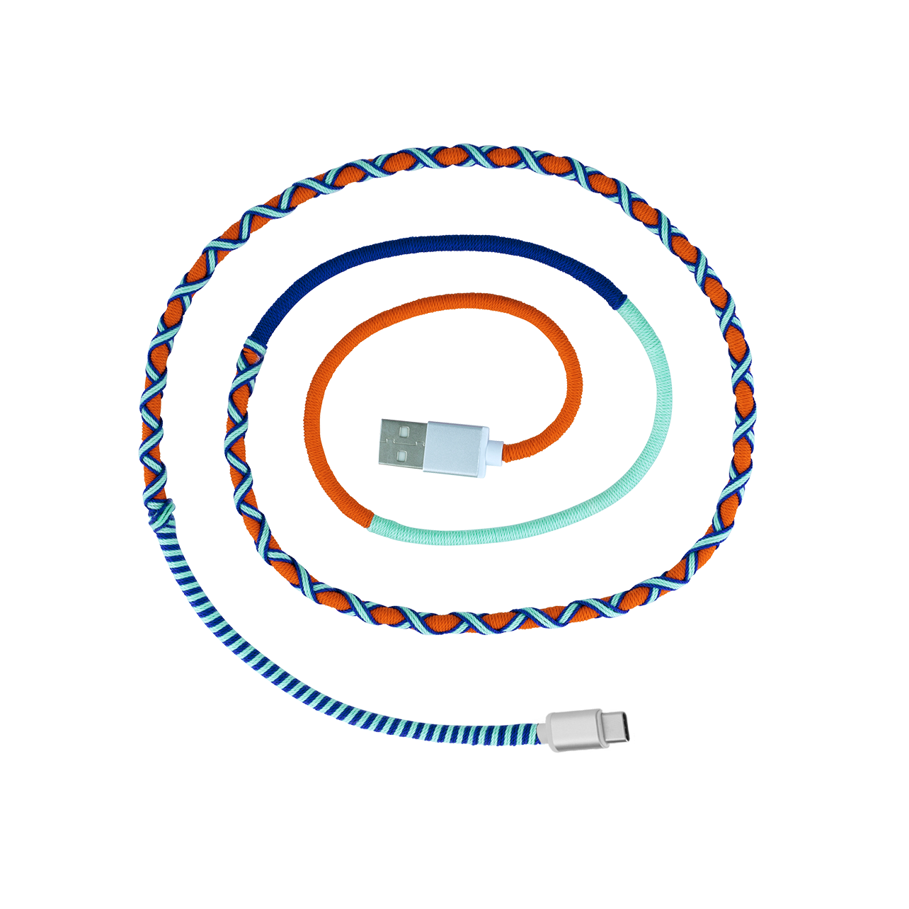 Usb Type C Cable Salsa Blue Red Pylones 7841