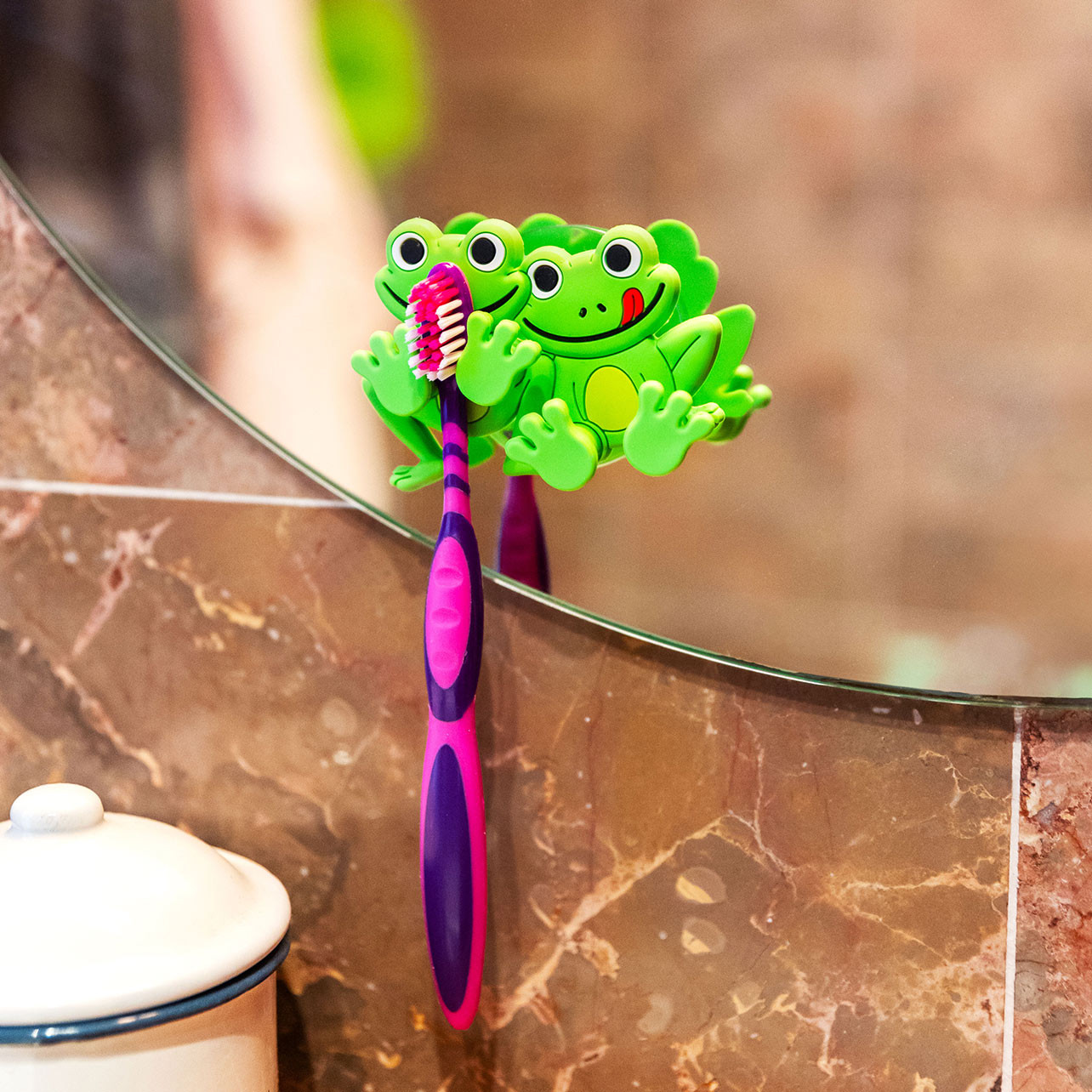 Toothbrush holder - Ani-toothi - Frog 2 - Pylones