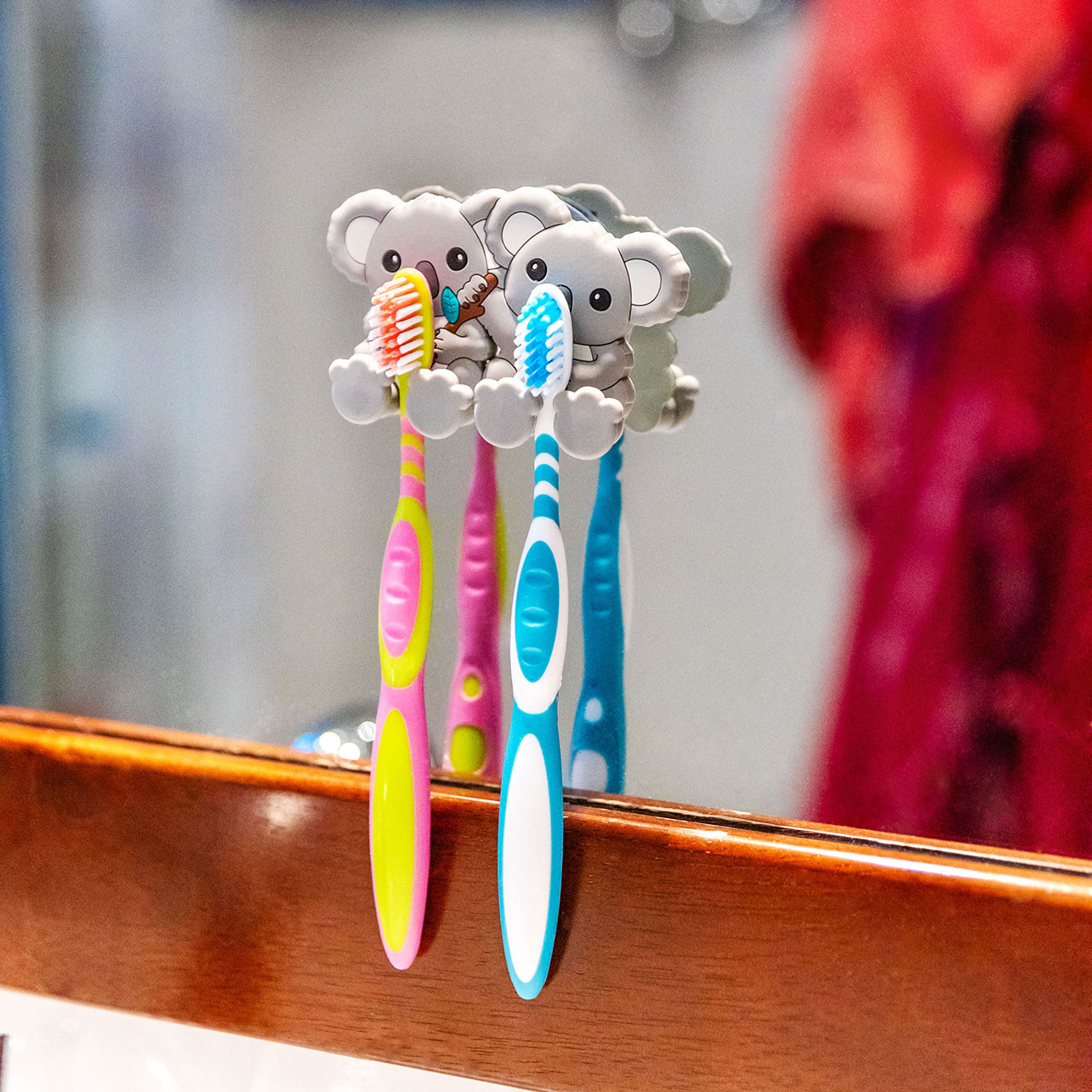 Porte 2 brosses à dent / support brosses a dent - Ani-toothi - Koala ...