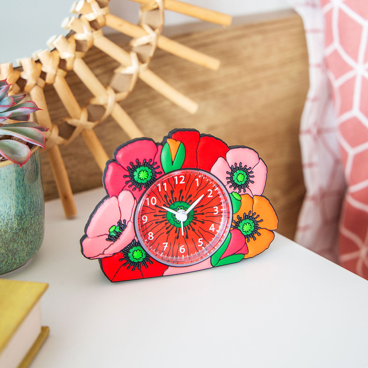 Wecker - Funny Clock - Coquelicots - Pylones