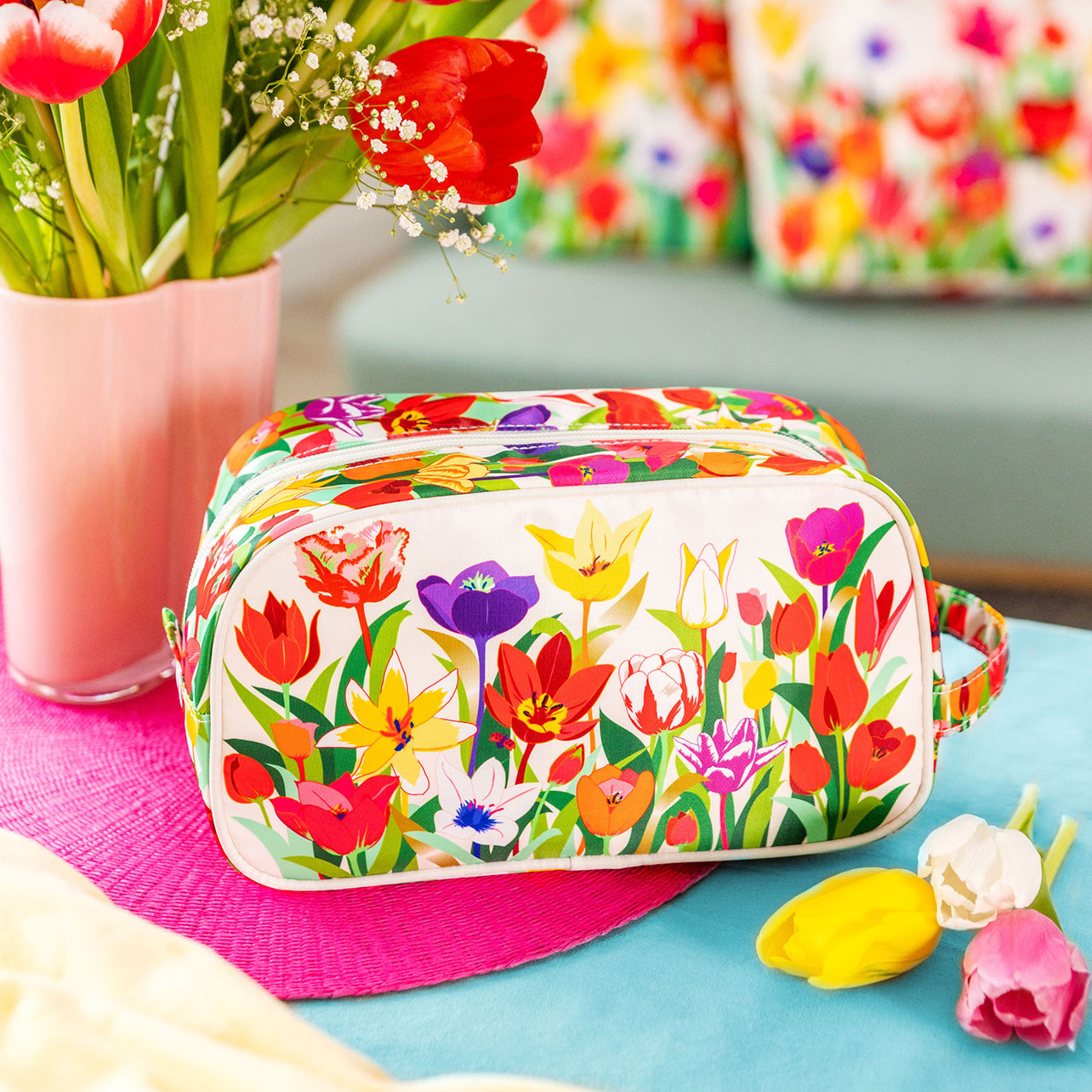 Toiletry case - Tidy - Tulipes - Pylones