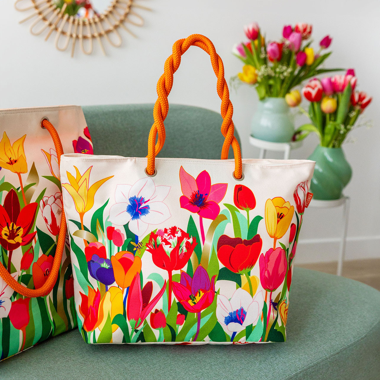 Shopping bag - My Daily Bag 2 - Tulipes - Pylones