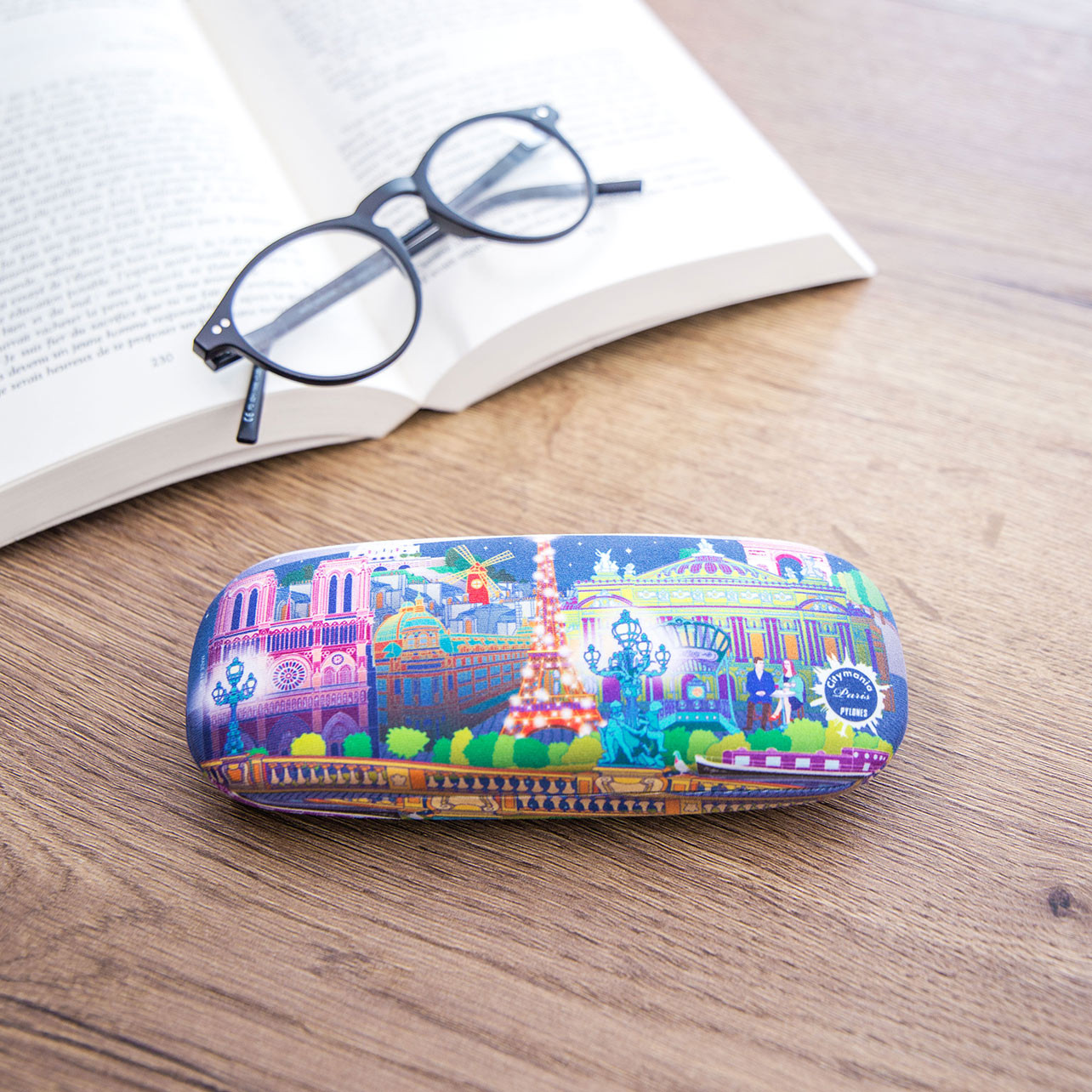 Etui à lunettes rigide - Beau Regard - Paris Night - Pylones