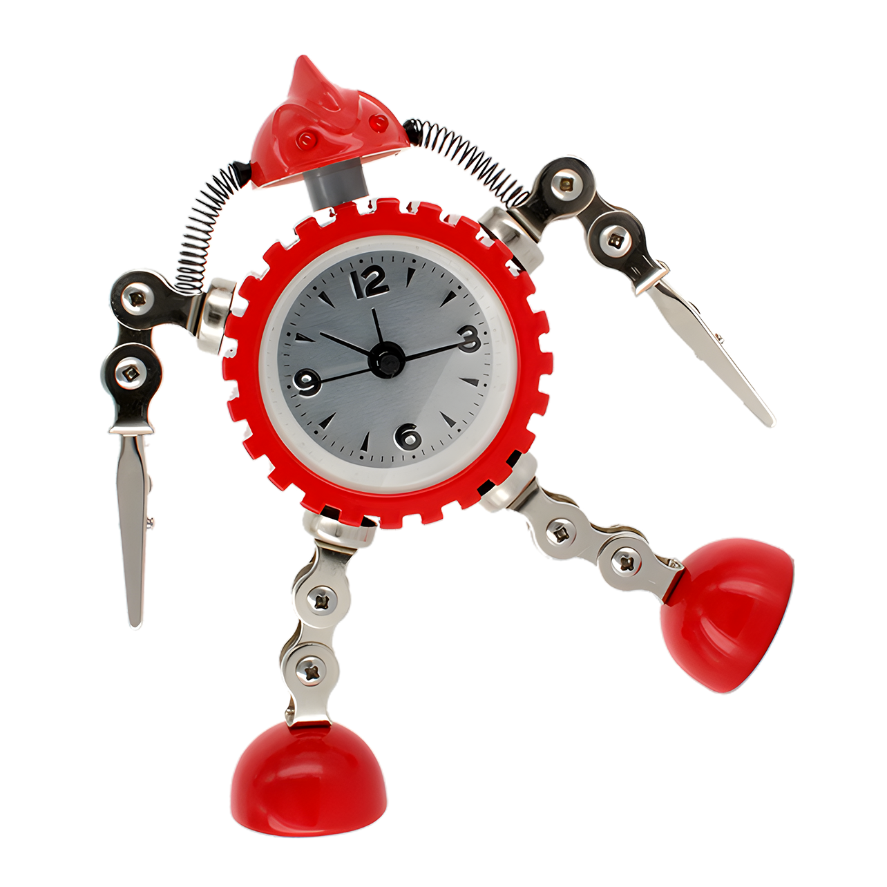 Alarm clock - Robot Timer - Red - Pylones