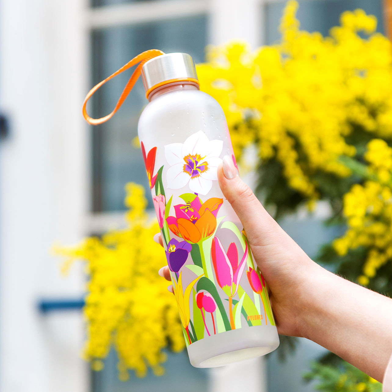 Flask - Happyglou Large - Tulipes - Pylones