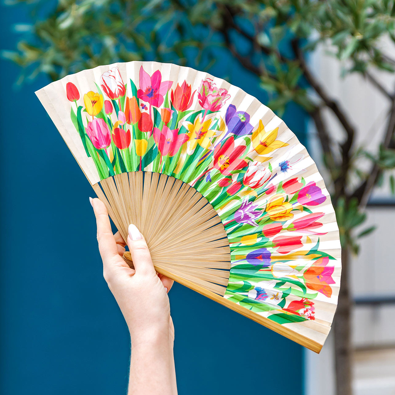 Colourful fans - Pylones