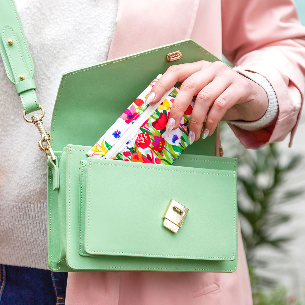 Porte-monnaie - Mini Purse - Tulipes - Pylones