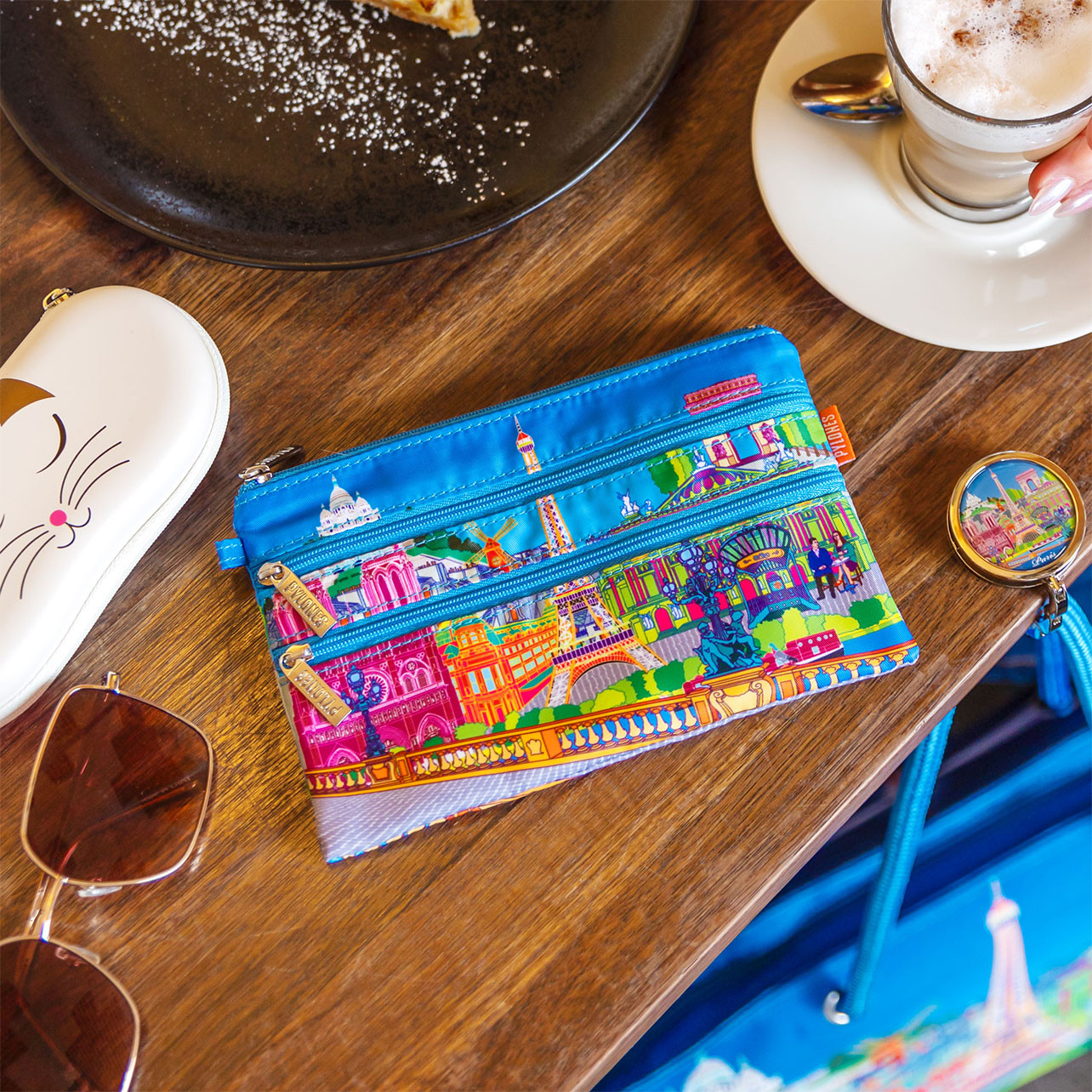 Pochette 3 Zips - Zip It - New Paris - Pylones