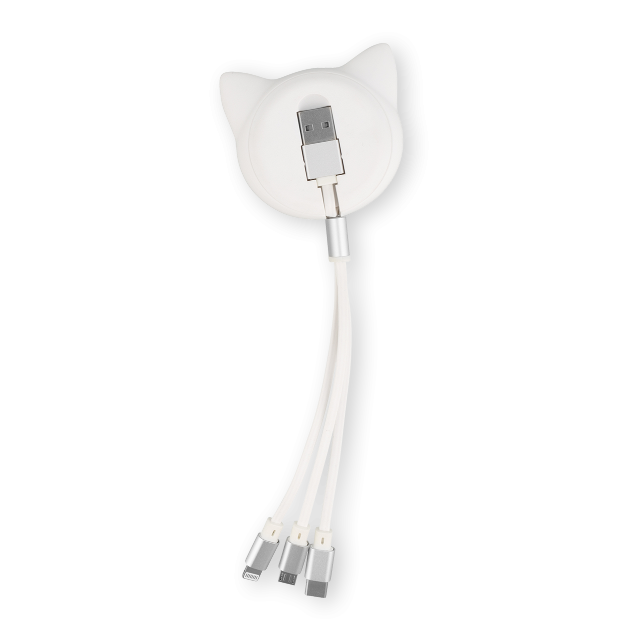 Cable 3 en 1 - Connectech - White Cat - Pylones