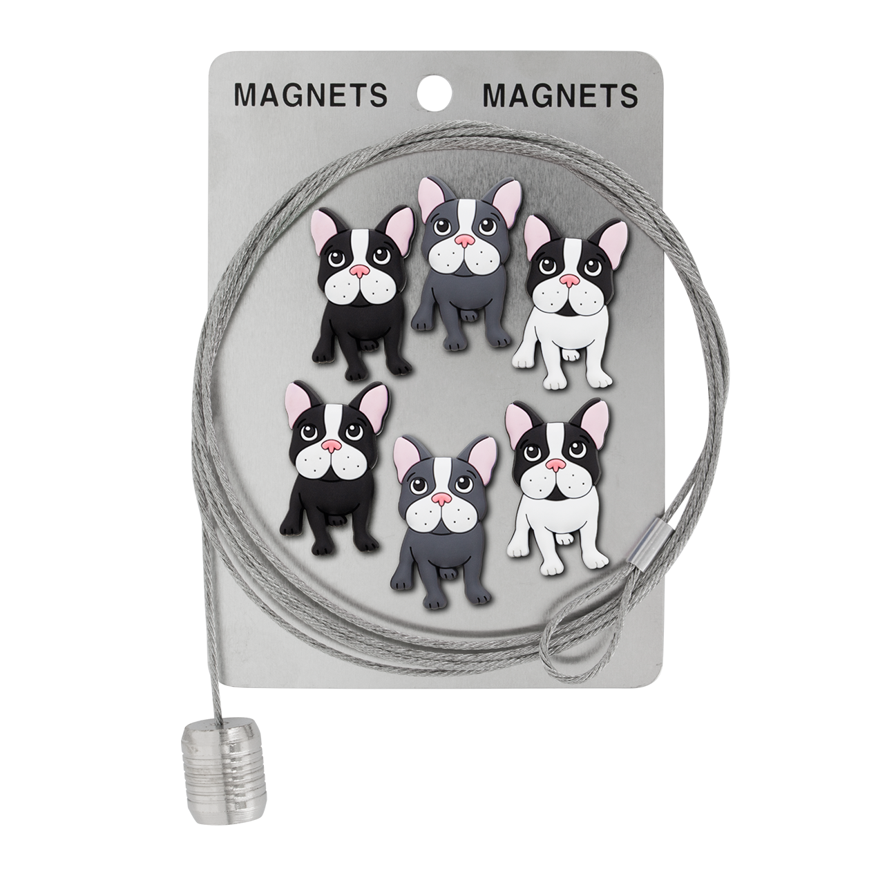 Photo holder cable and magnets - Magnetic Cable - Bulldog - Pylones