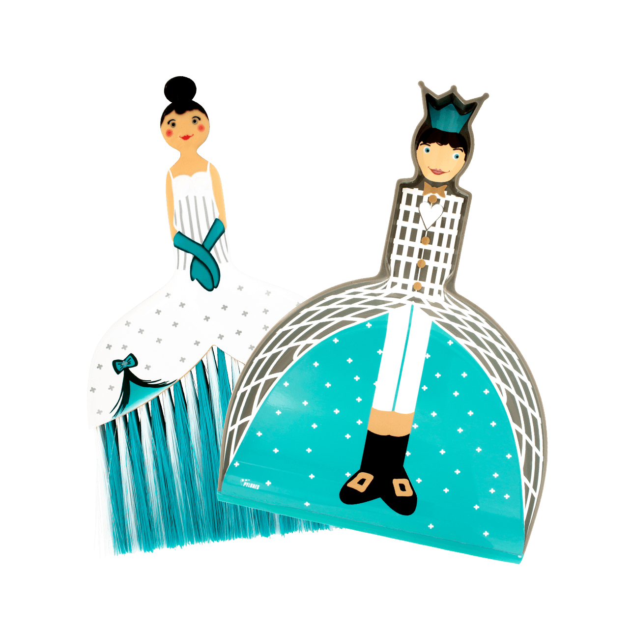 Handfeger und Schaufel - Cendrillon - Weiss - Pylones