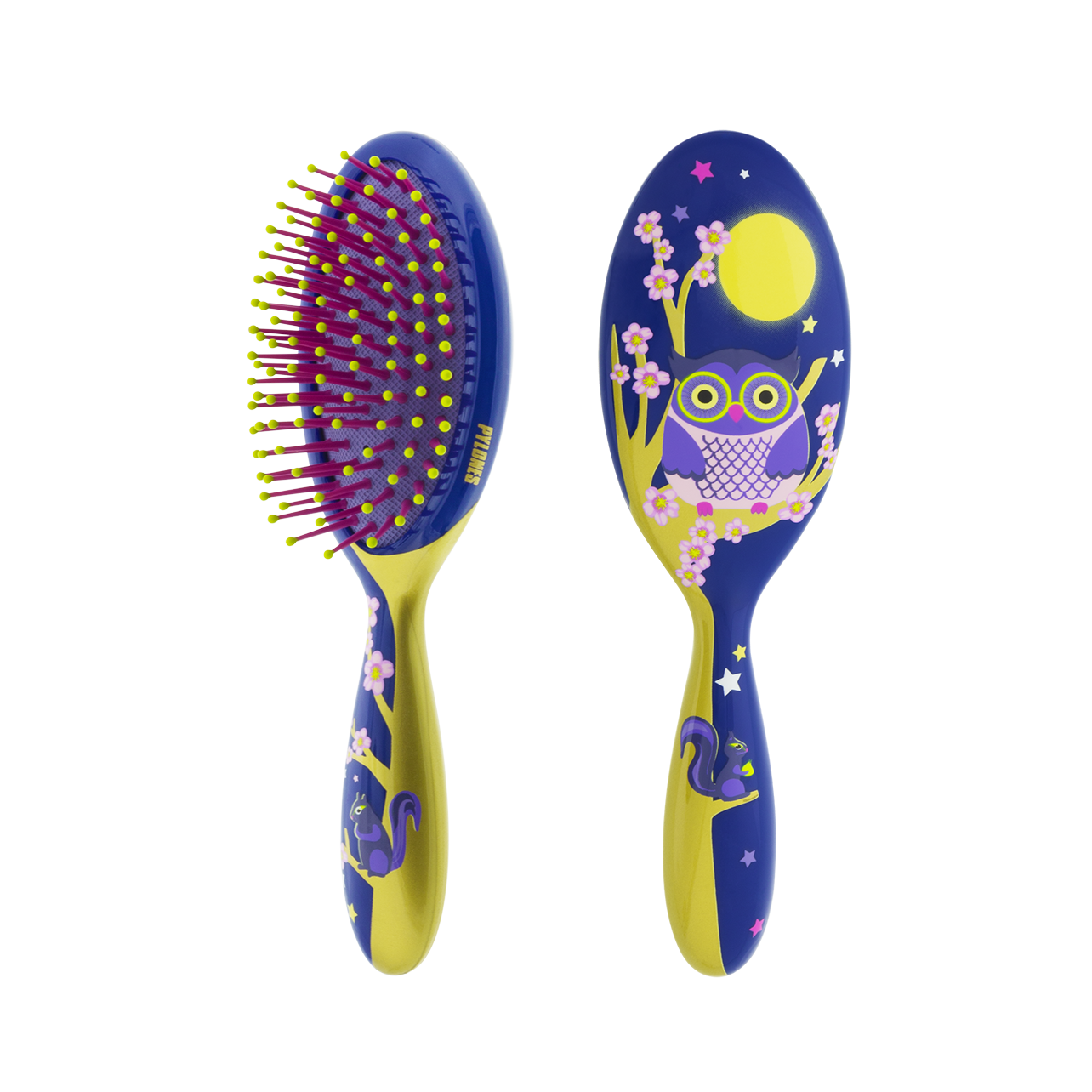 Petite Brosse à cheveux - Ladypop Small - Blue Owl - Pylones