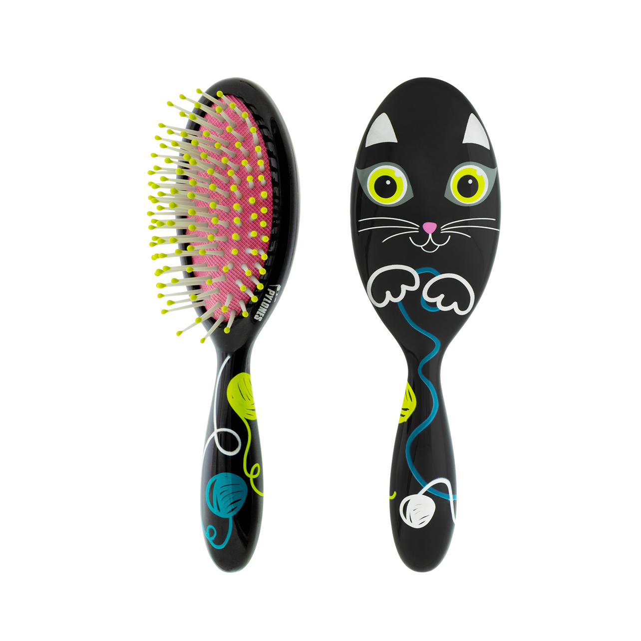 Petite Brosse à cheveux - Ladypop Small - Chat - Pylones