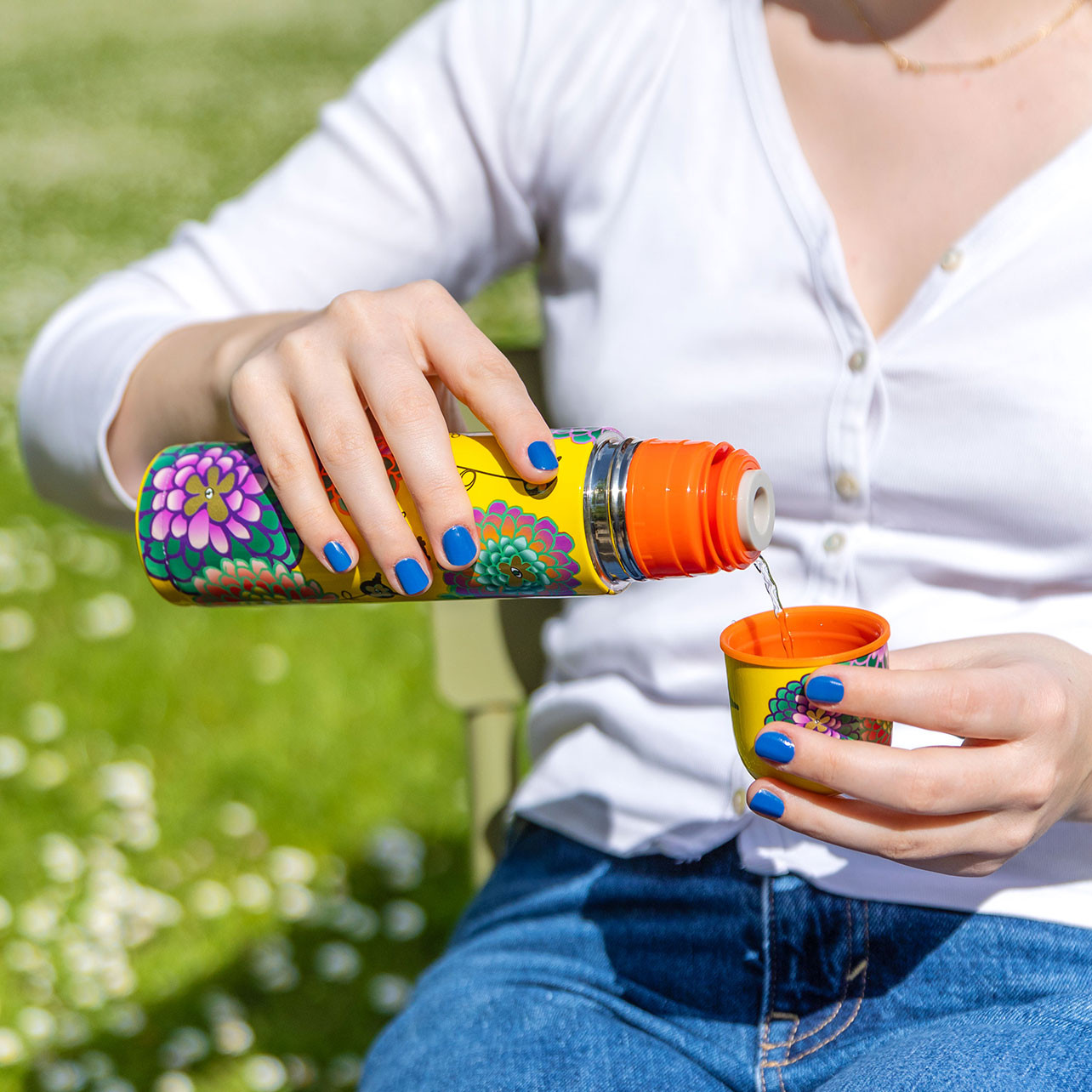 Thermal flask - Mini Keep Cool - Dahlia - Pylones