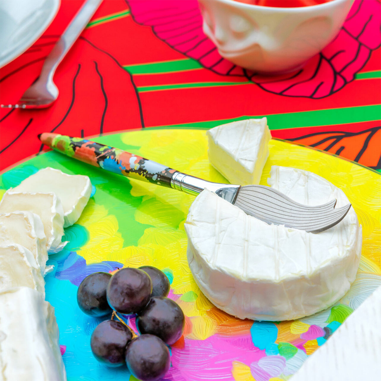 Couteau à fromage - Davincheese 2 - Noir - Pylones