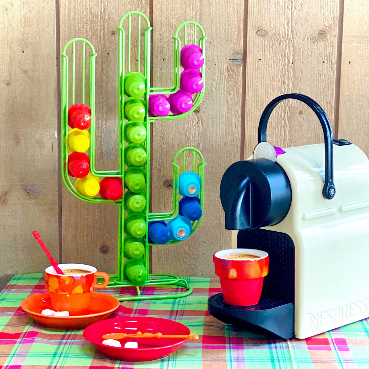 Nespresso pod holder Nespresso design - Cactus - Green - Pylones