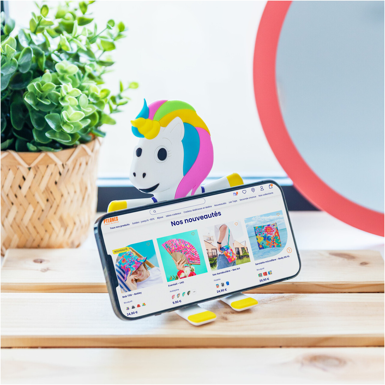 Telephone holder - Ani-stand - Unicorn Winner - Pylones