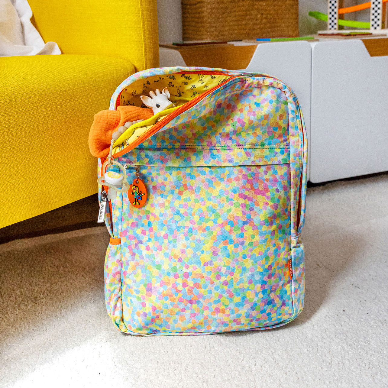 Backpack / Diaper bag - Mini Explorer 12 liters - Sweet Art - Pylones