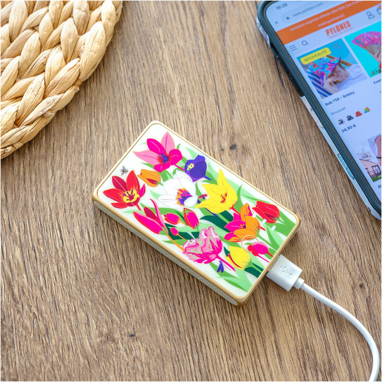 Portable battery - Get The Power 4 - Tulipes - Pylones