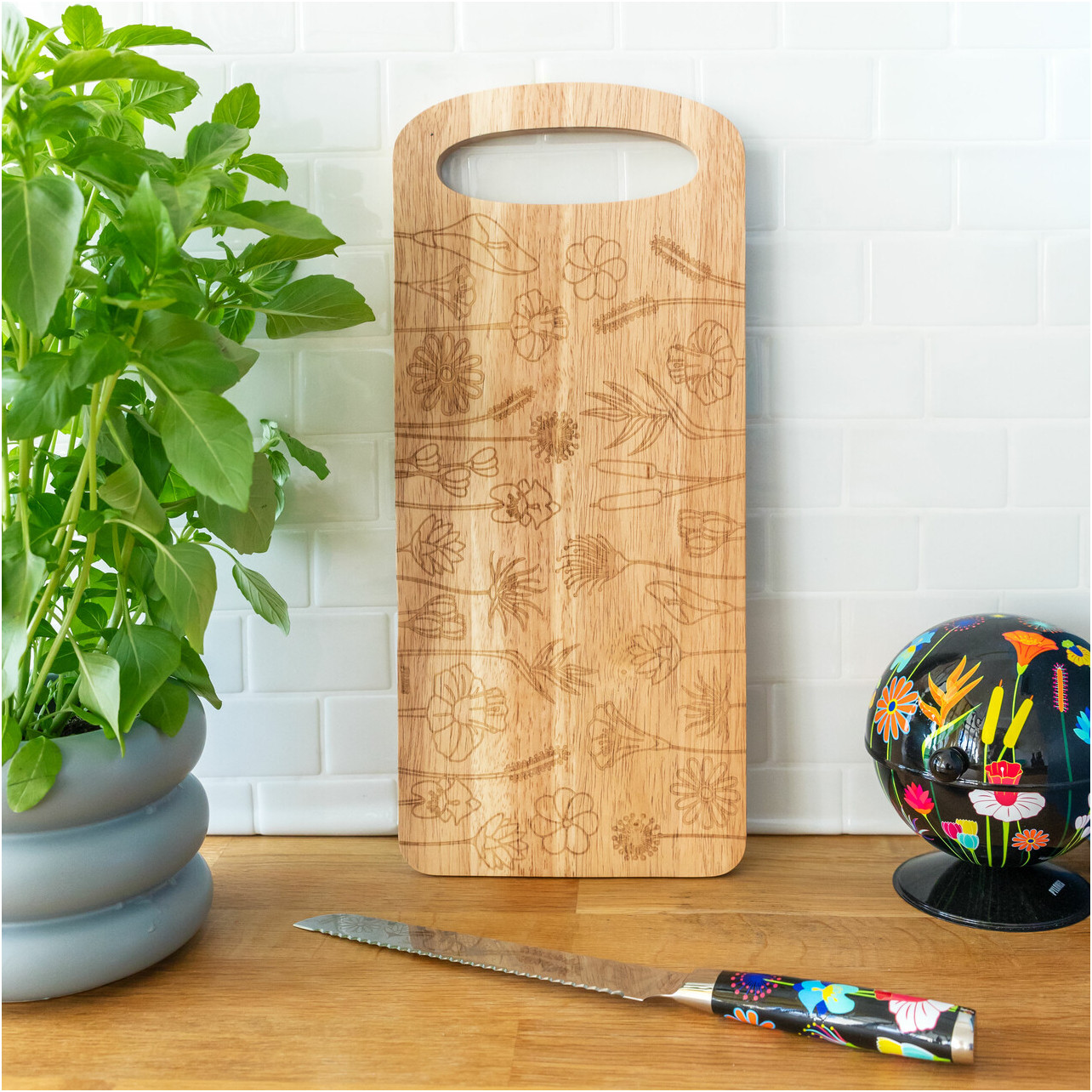 Chopping board - Woody - Jardin Fleuri - Pylones