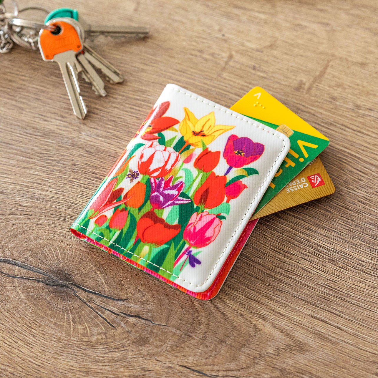 Porta tessere originale - CH. Voyage - Tulipes - Pylones