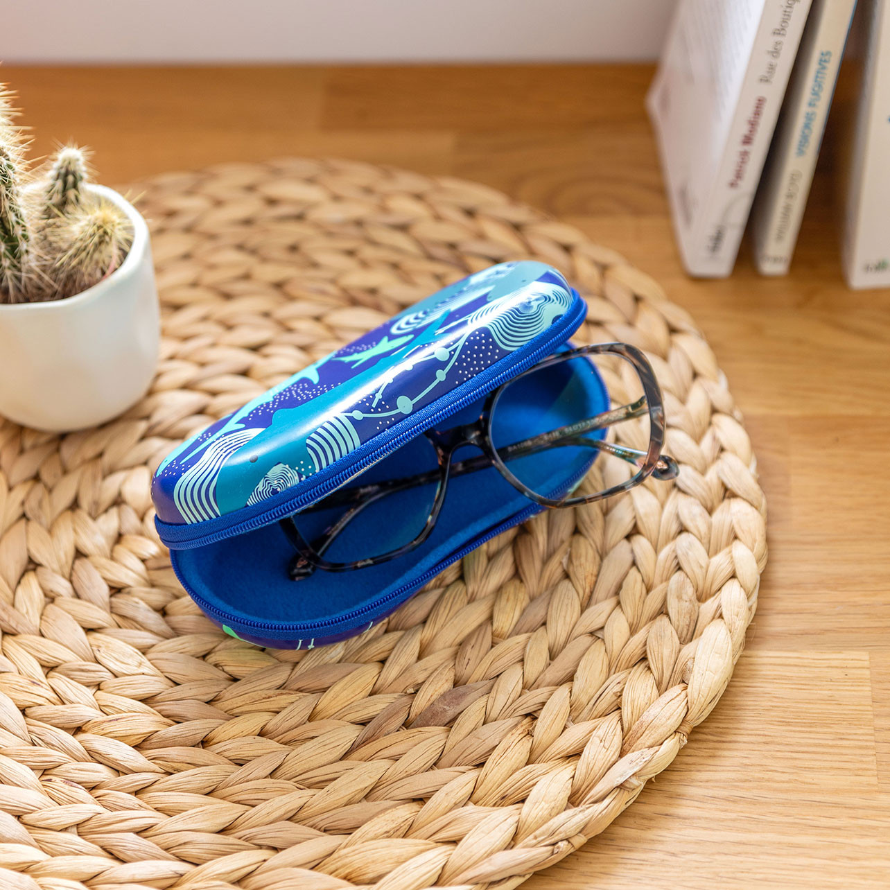 Hard glasses case - Voyage - Shark - Pylones