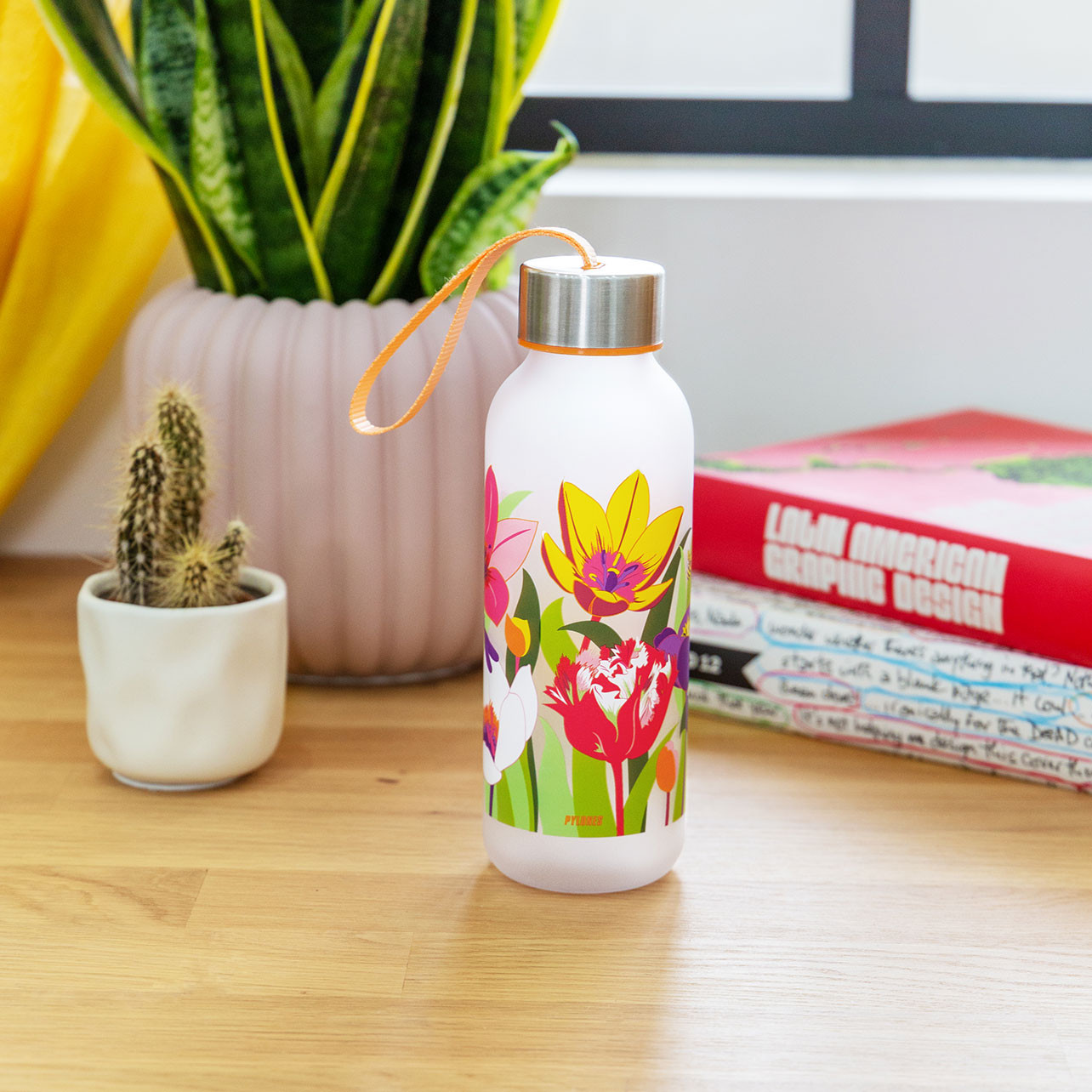 Flask - Happyglou - Tulipes - Pylones