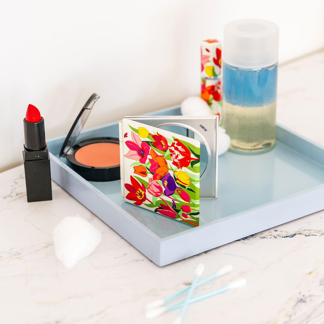 Pocket mirror - Mimi - Tulipes - Pylones