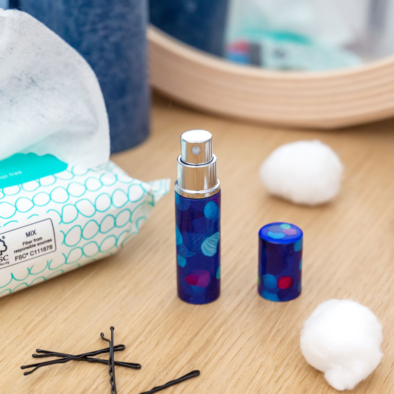 Perfume spray for bag - Flairy - Blue Palette - Pylones