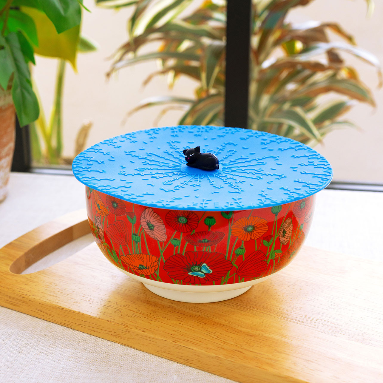 Lid for bowl - Bienauchaud XXL- Pylones - Black Cat Sleepy - Pylones