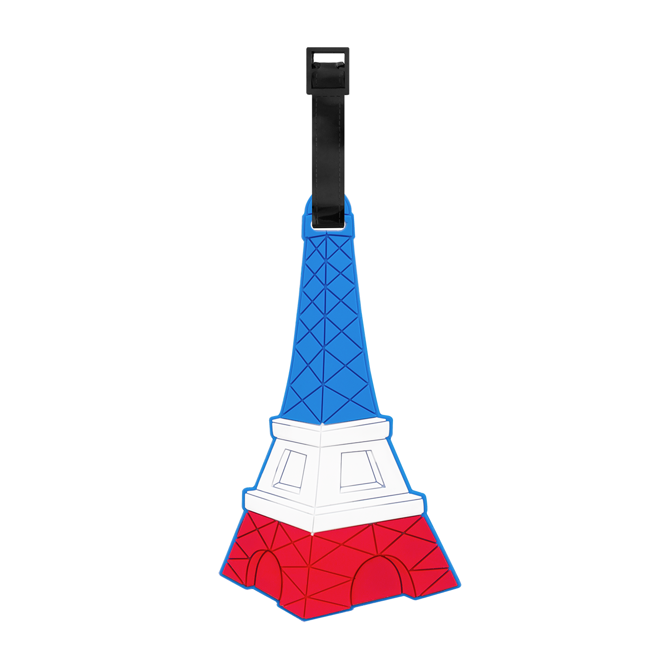 Luggage labels - Ani-luggage - Tower Blue White Red - Pylones