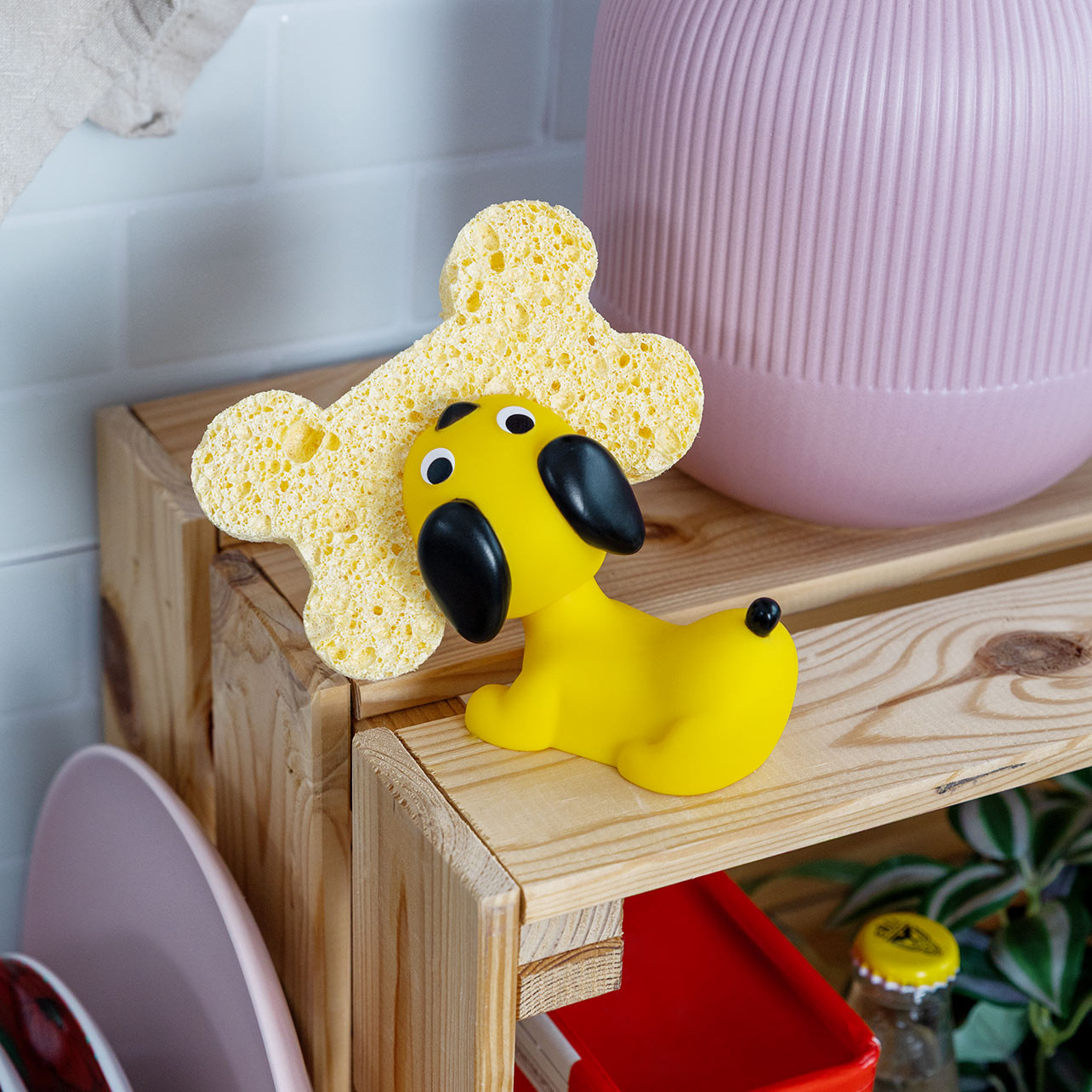 Sponge holder design and original - Clean - Yellow - Pylones