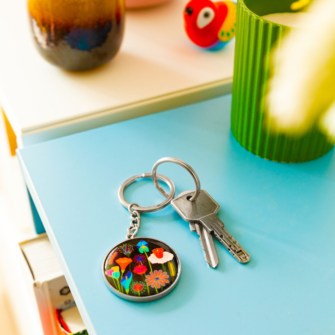 Porte clés - My Keys - Jardin Fleuri - Pylones