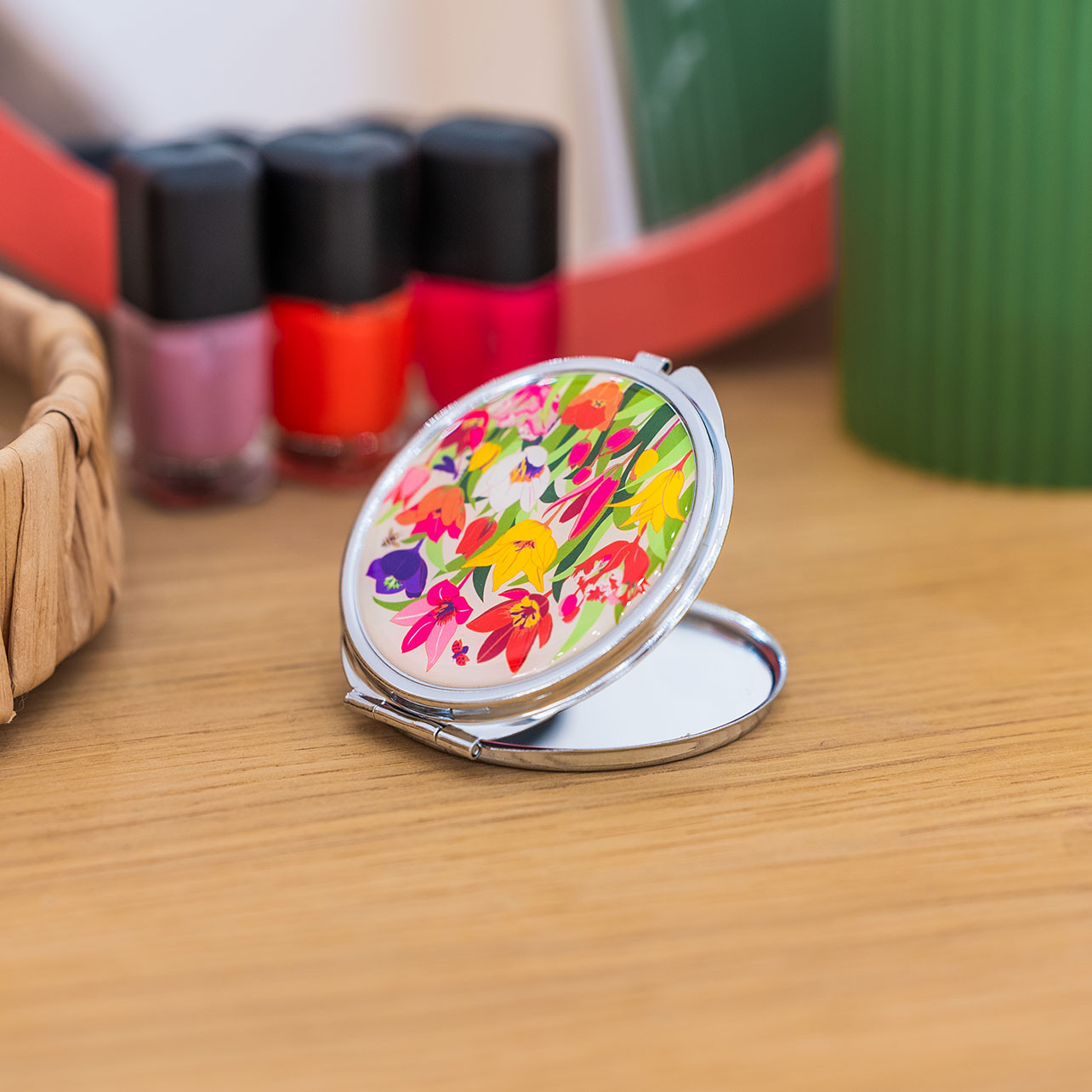 Pocket mirror - Lady Look - Tulipes - Pylones
