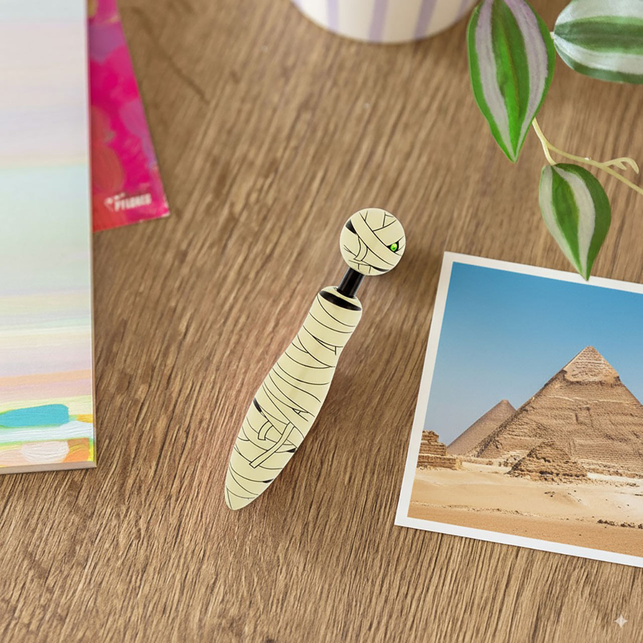 Retractable ballpoint pen - Scary Pen - Pylones - Mummy - Pylones