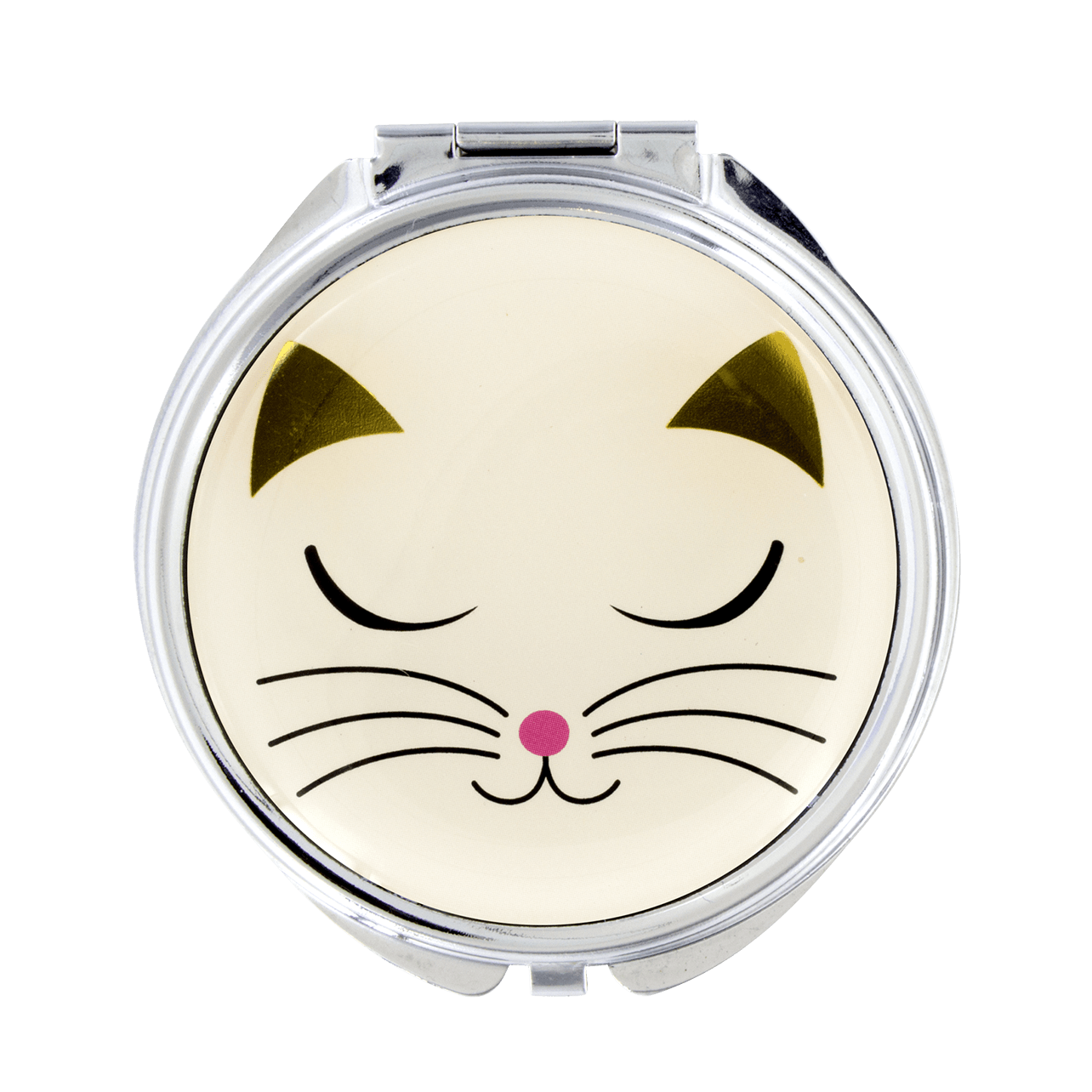 Pocket mirror - Lady Look - White Cat - Pylones