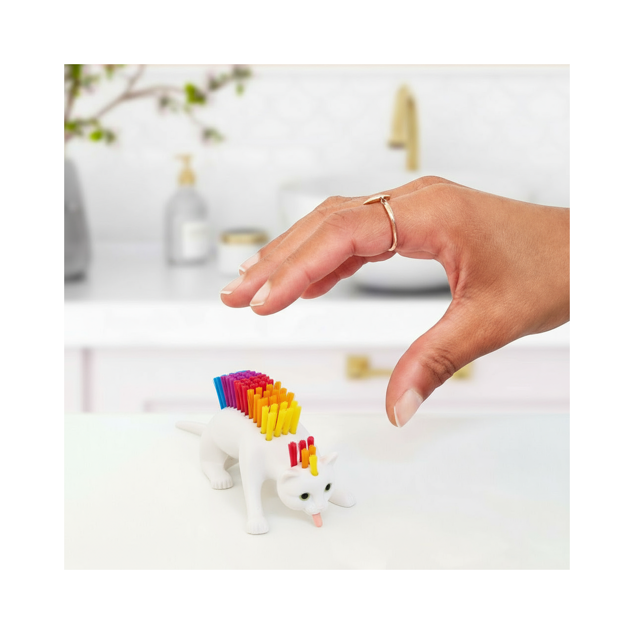 Nail brush - Caty - White - Pylones