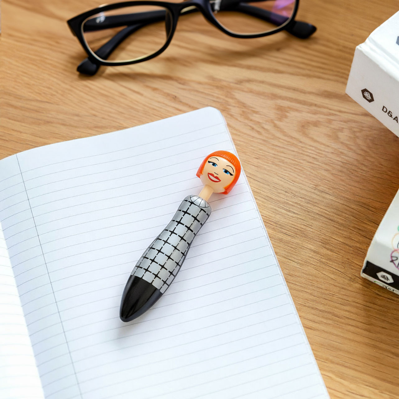 Retractable ballpoint pen - Fashion Girl Pen - Silver - Pylones