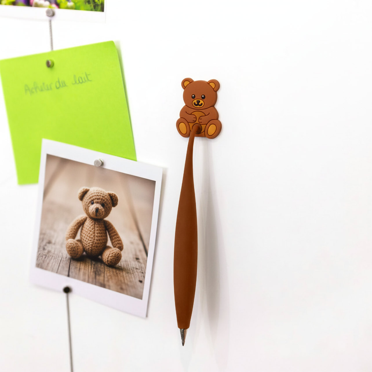 Ani-pen - Magnetic pen - Brown Bear - Pylones