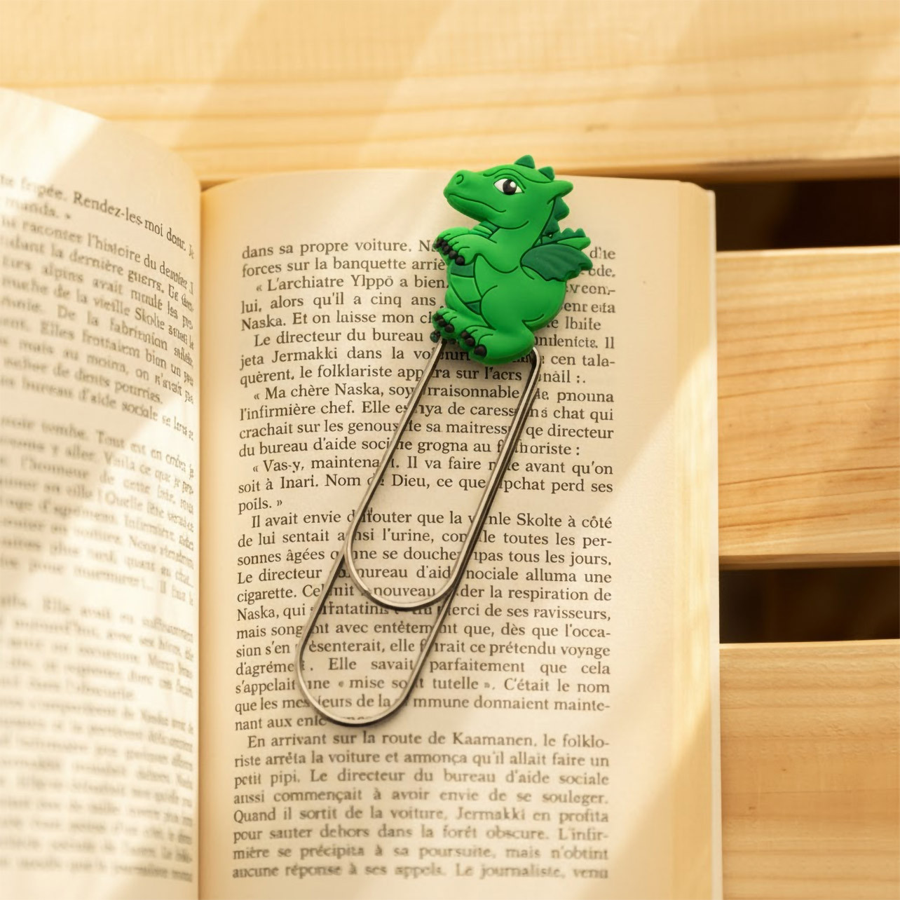 Large bookmark - Ani-bigmark - Green Dragon - Pylones
