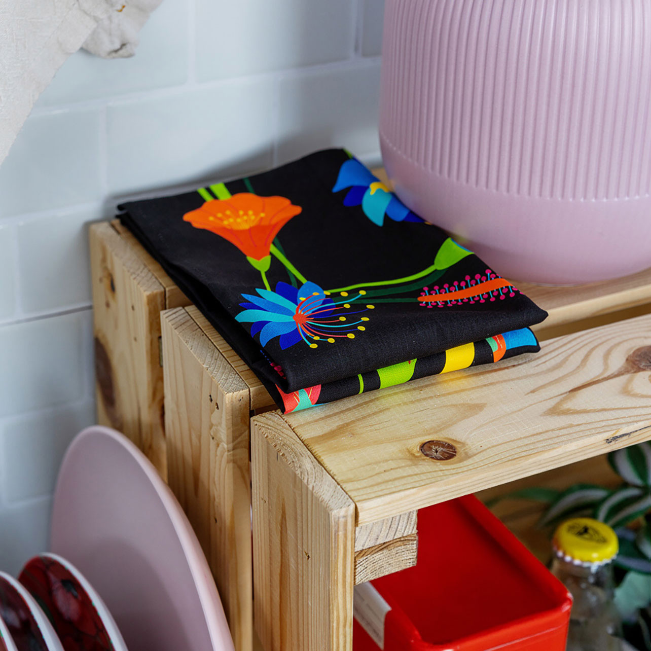 Dishcloth - Ah! Tache Moi - Jardin Fleuri - Pylones